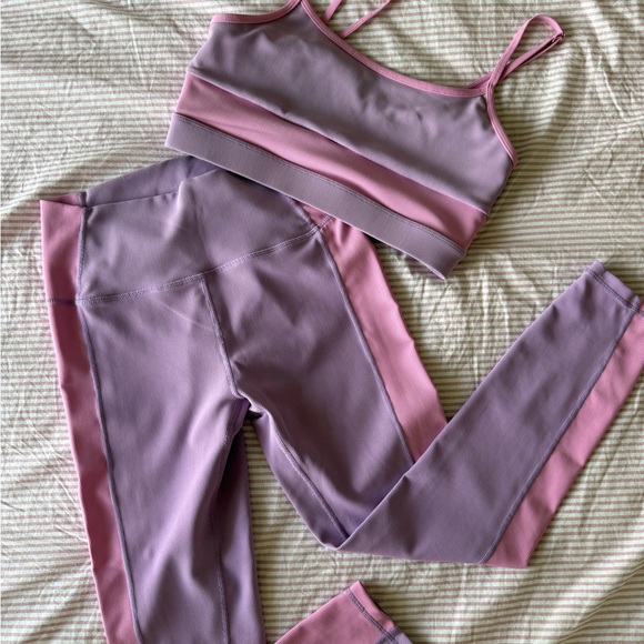 Wilo The Label | Pants & Jumpsuits | Wilo The Label Workout Set Purple ...